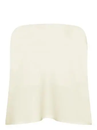 Marella Envers Satin Bustier Top - Wool White