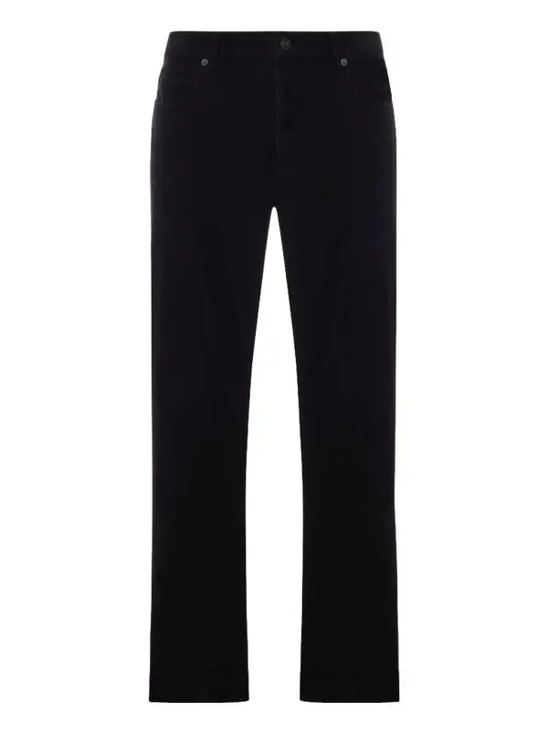 THE ROW Straight Leg Trousers - Black