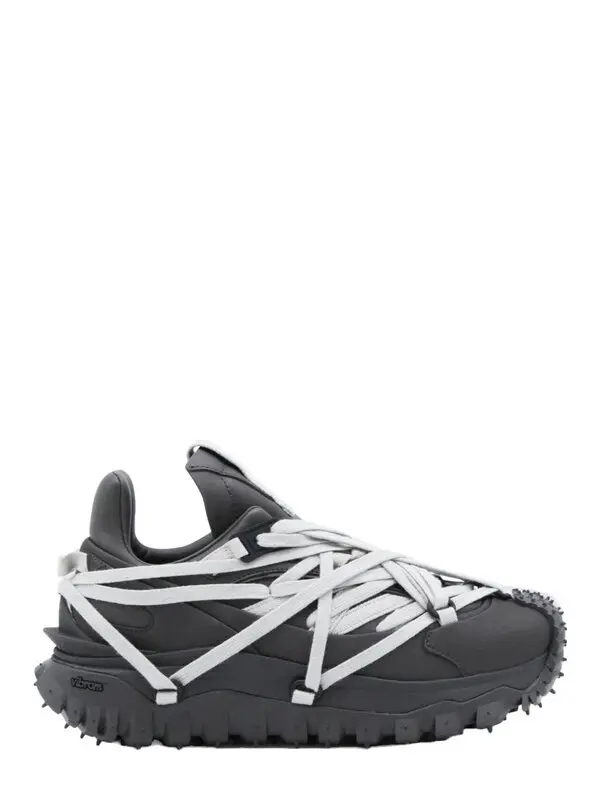 Moncler Trailgrip Megelace Lace-up Sneakers - Black