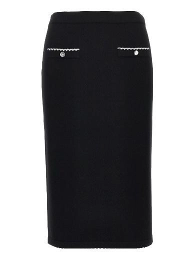 Tory Burch Trim Detail Pencil Skirt - No