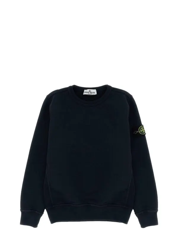 Stone Island Long Sleeve Sweatshirt - Black