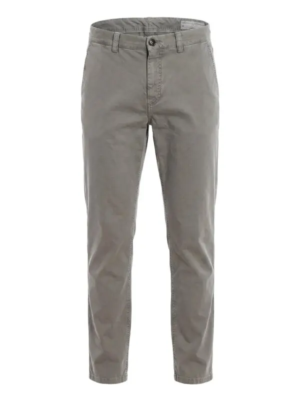 Brunello Cucinelli Gabardine Trousers - Gray