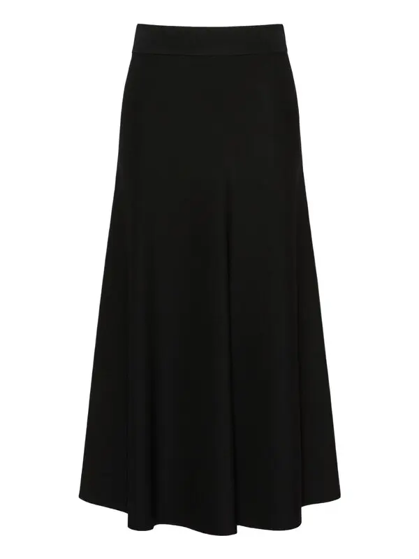 Max Mara A-line Midi Skirt - Black