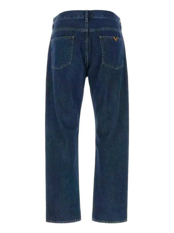 Valentino Garavani Vgold Five-pocket Jeans - Blue