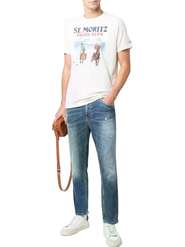 DONDUP Straight-leg Organic Cotton Jeans - Blue