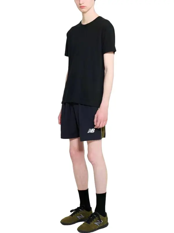 NEW BALANCE X Lack Of Guidance Logo Print Shorts - Blue