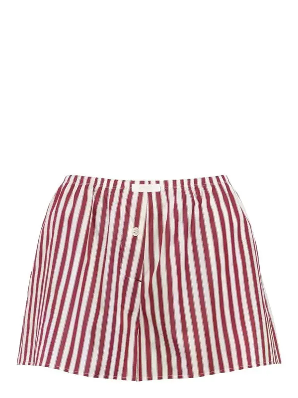 ERES House Striped Shorts - Red