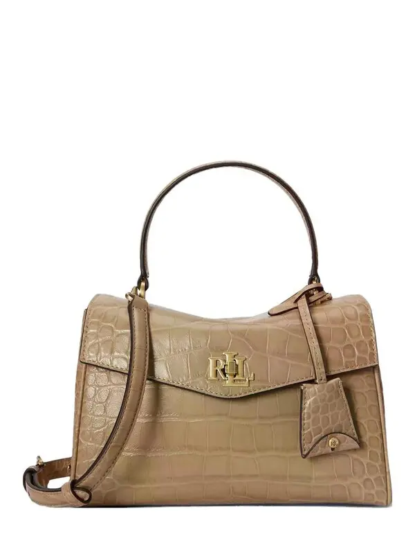 Ralph Lauren Farrah Crocodile-embossed Leather Tote Bag - Neutrals