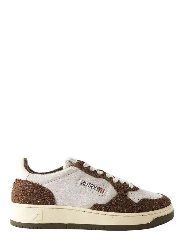 AUTRY Medalist Suede Sneakers - Brown