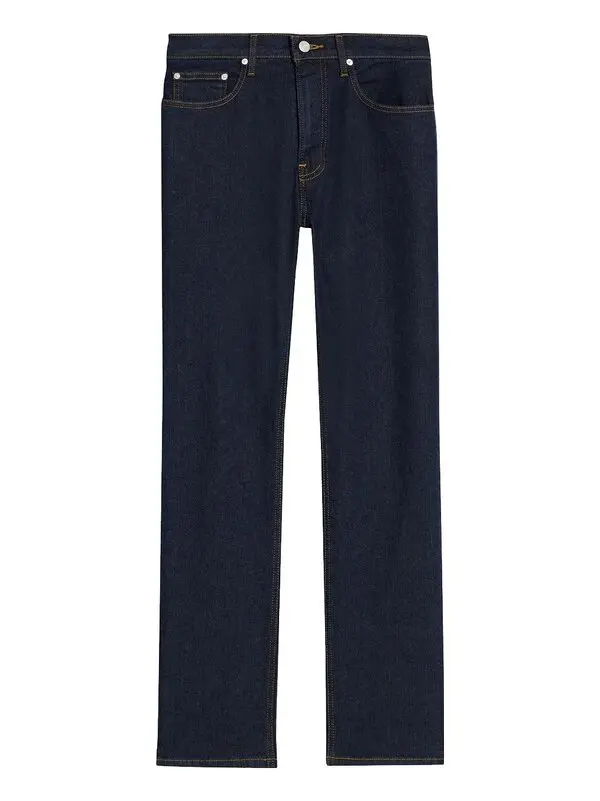 FRAME Modern Straight Denim Jeans - Dark Denim