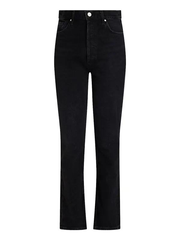 GOLDSIGN The Lawler Highrise Slim-leg Jeans - Black
