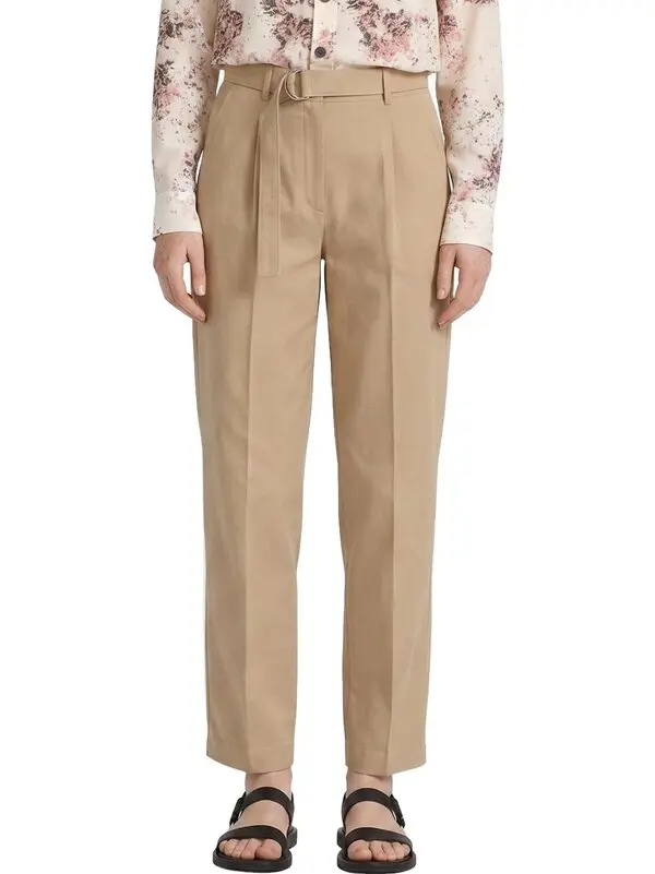 Paul Smith Wide Leg Lyocell Trousers - Beige