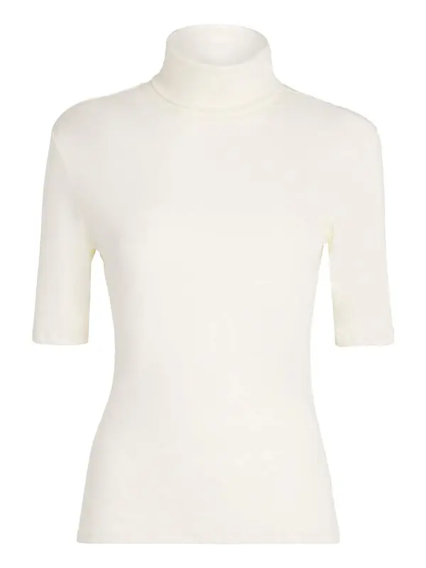 Camilla And Marc Cotton Jersey Dakota Rollneck Top - Ivory