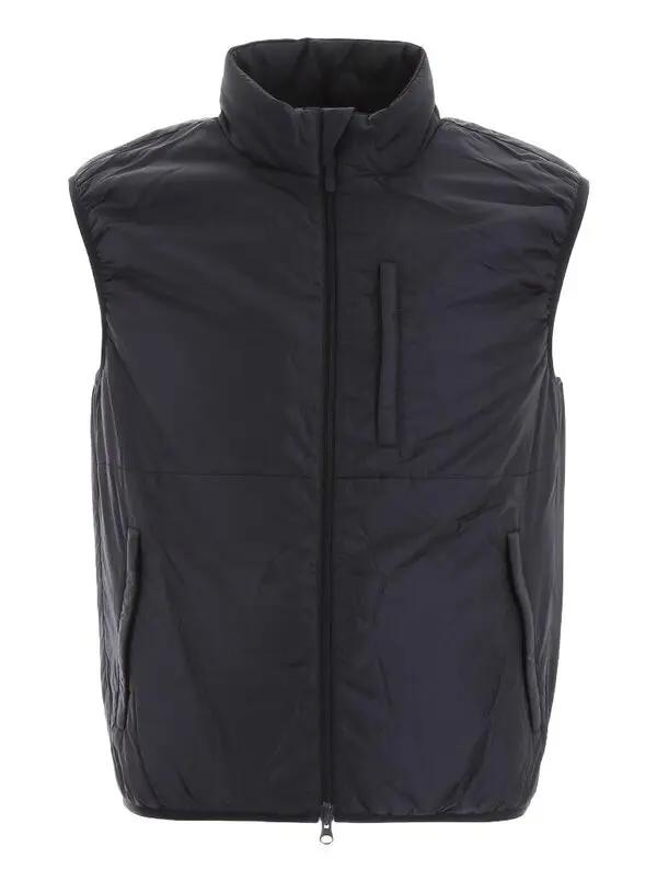 Aspesi Zip-up Gilet - Black