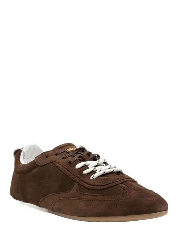 ALOHAS Round Toe Lace-up Sneakers - Green
