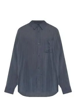 ALLSAINTS Carlyle Striped Shirt - Gray