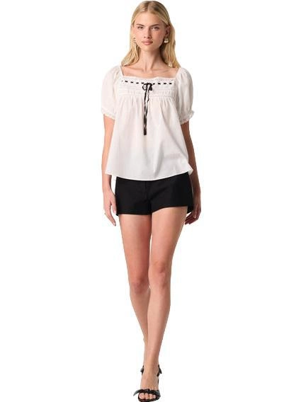 Astr The Label Mariana High-rise Stretch Mini Shorts - Black