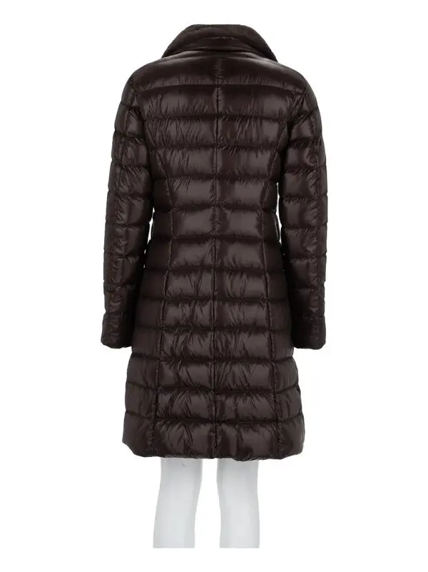 Herno Long Quilted Puffer Coat - Brown