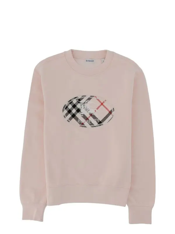 Burberry Graphic Crewneck Sweatshirt - Pink