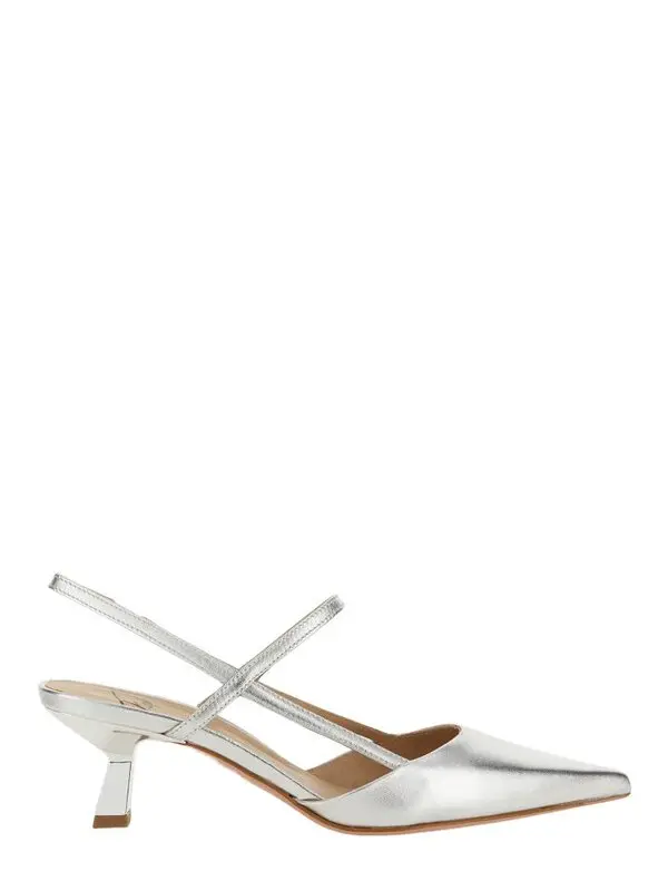 Roberto Festa Amaia Leather Pumps - Silver