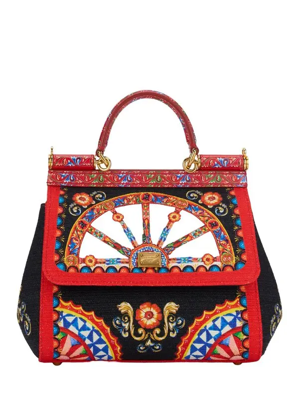 Dolce & Gabbana Mini Handbag With Decorative Pattern - Multicolor