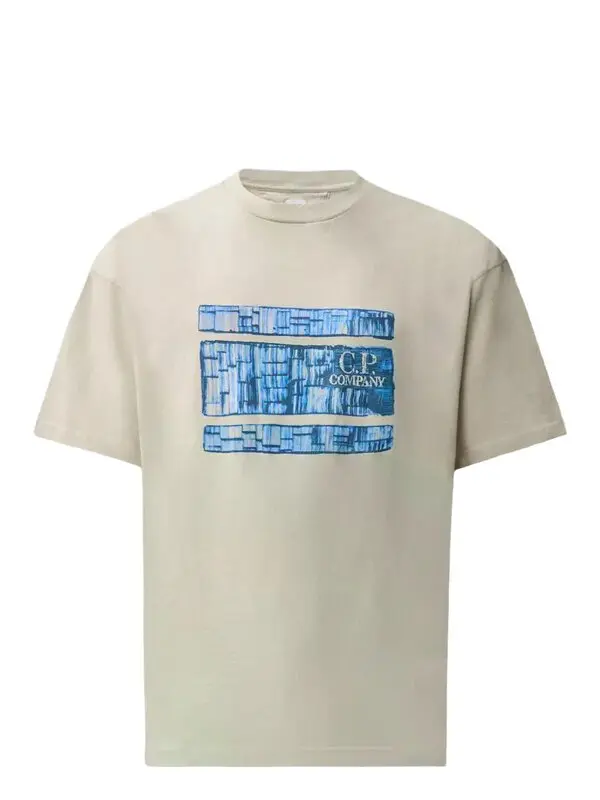 C.P. COMPANY Graphic-print T-shirt - Neutrals