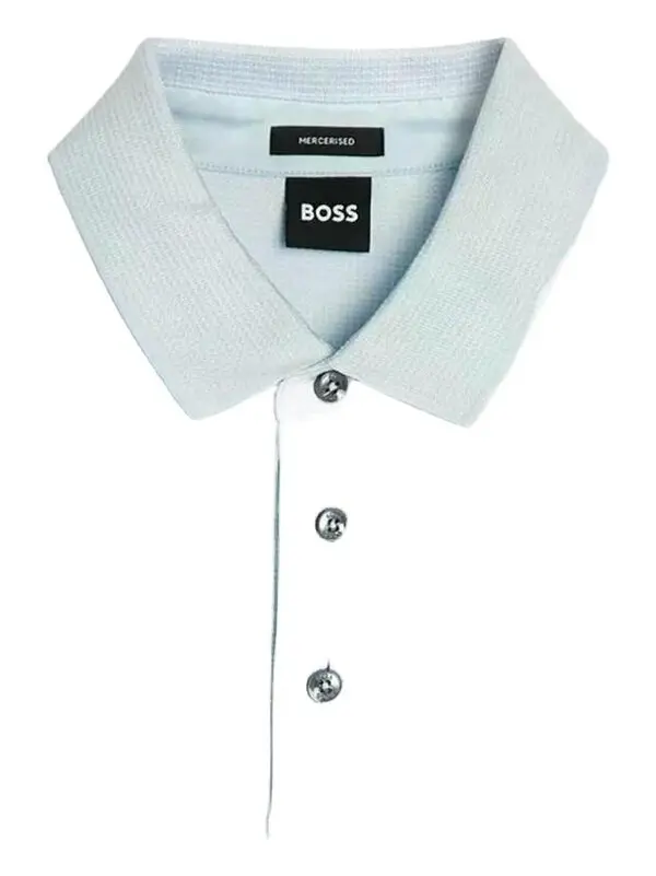 BOSS Cotton-pique Polo Shirt - Blue