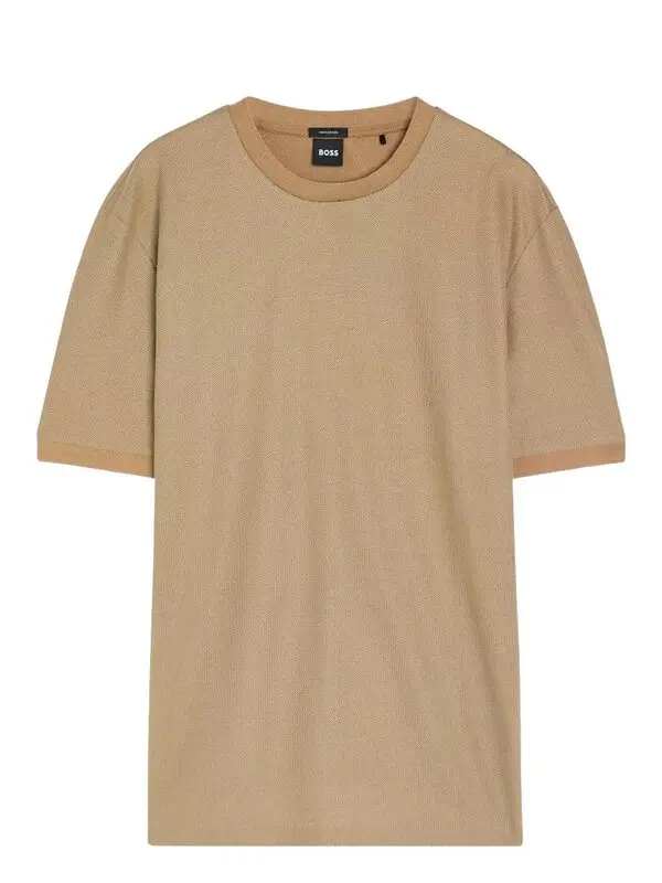 BOSS Cotton T-shirt - Neutrals