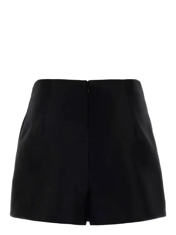 Balenciaga A-line Skort With Gold-tone Hardware - Black