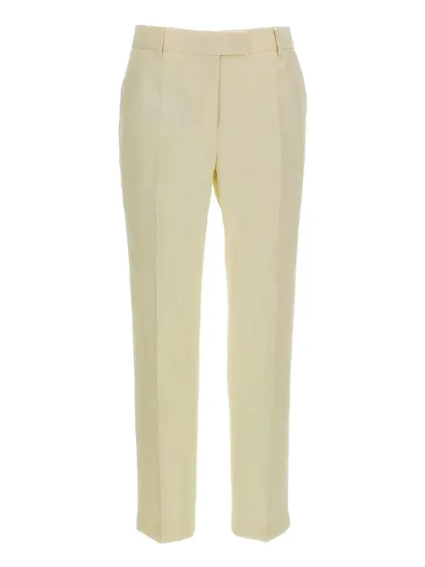 Alberto Biani Tailored Trousers With Pressed Crease - Neutrals