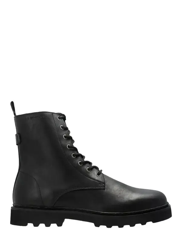 ALLSAINTS Lace-up Skiff Ankle Boots - Black
