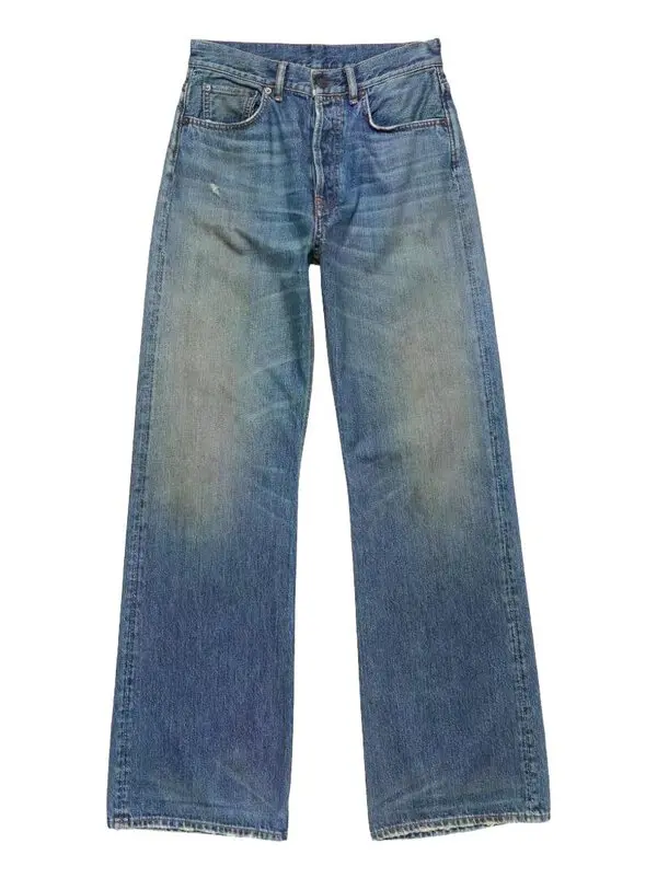 Acne Studios Regular Fit Straight Leg Jeans - Blue