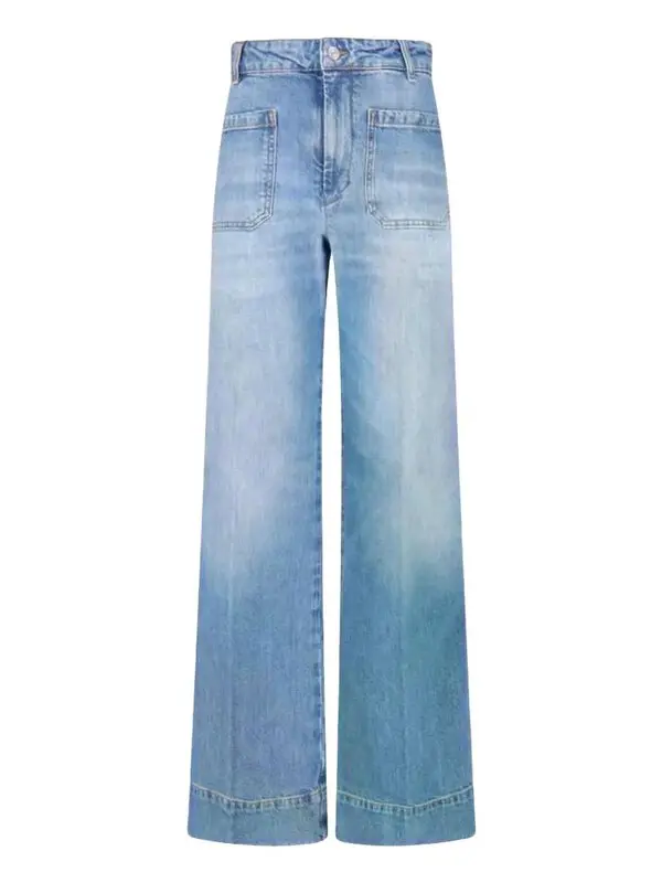 Victoria Beckham Alina Flared Jeans - Blue