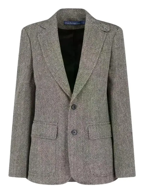 Polo Ralph Lauren Single-breasted Herringbone Blazer - Neutrals