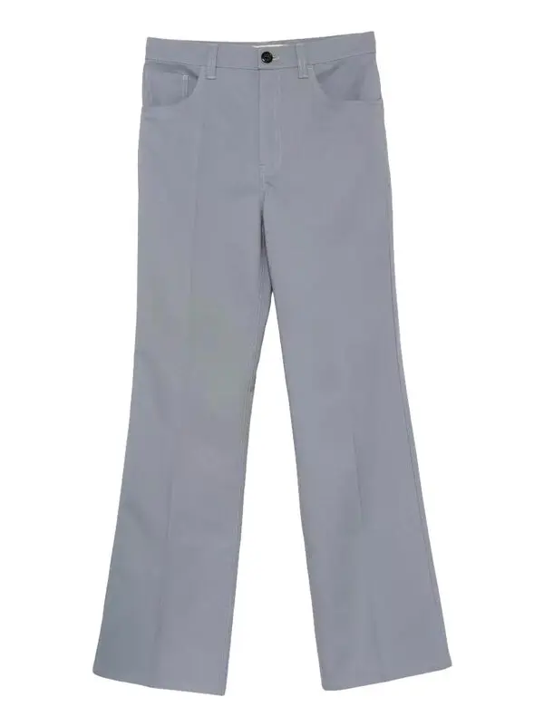 Marni Tailored Pressed Crease Trousers - Grey