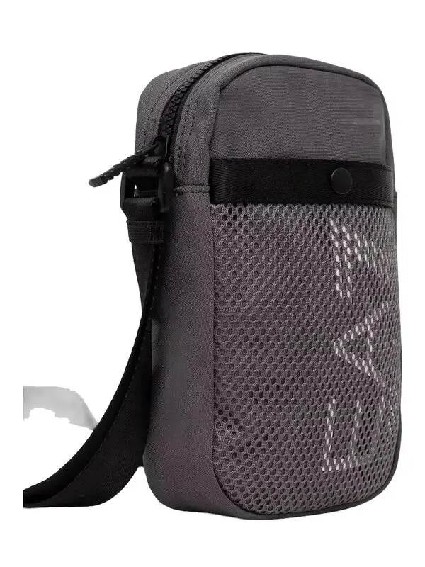 EA7 Logo-print Mesh Belt Bag - Grey