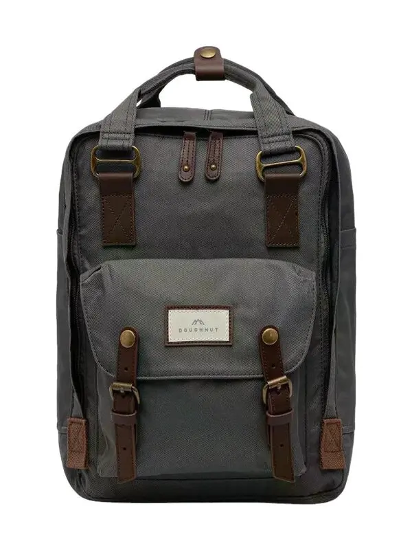 DOUGHNUT Macaroon Buckled Backpack - Grey