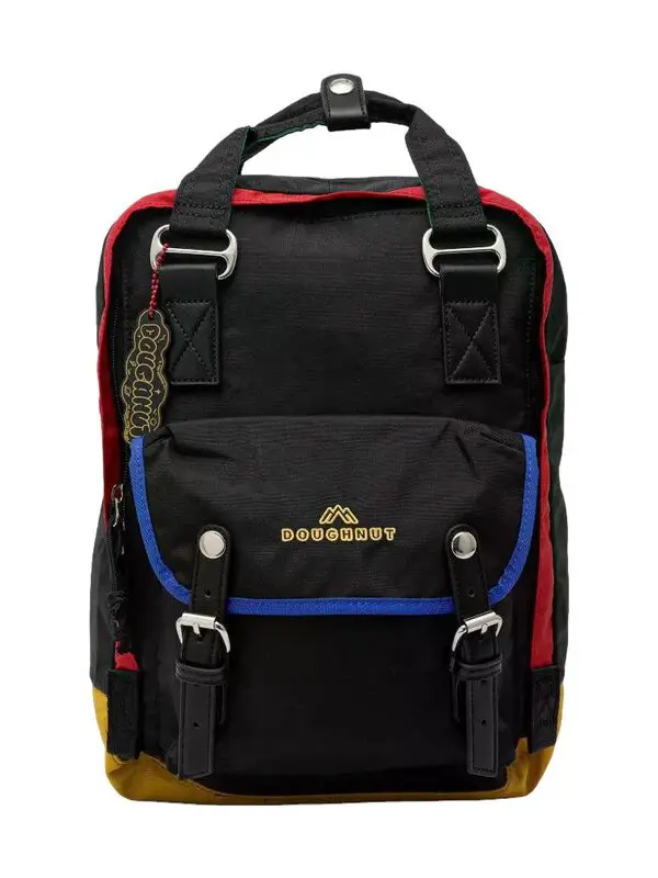 DOUGHNUT Macaroon Logo-embroidered Backpack - Black