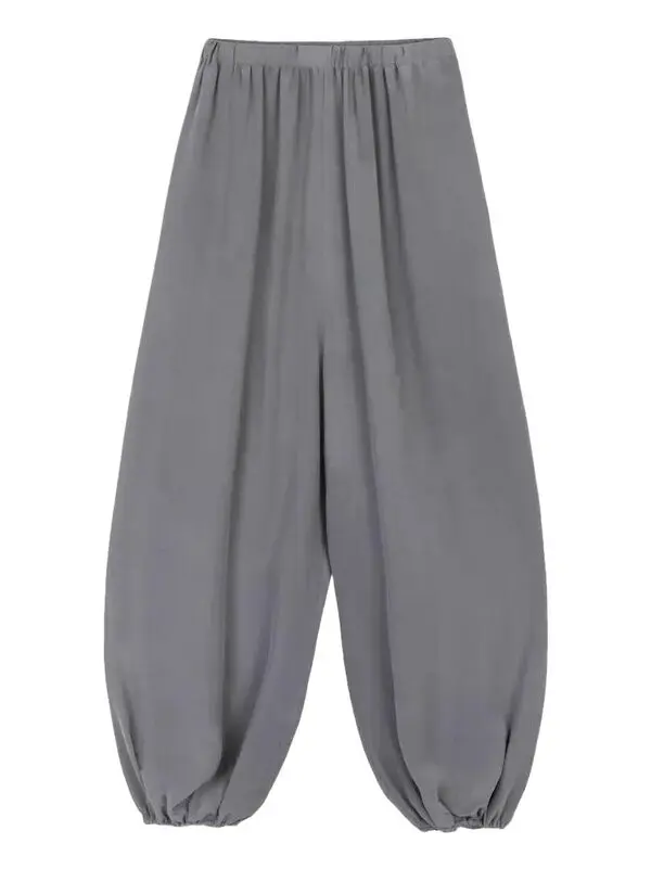ALYSI Balloon-leg Trousers - Grey