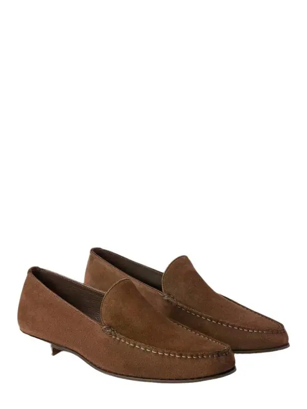 Ralph Lauren Darcey Hand-stitched Loafers - Brown