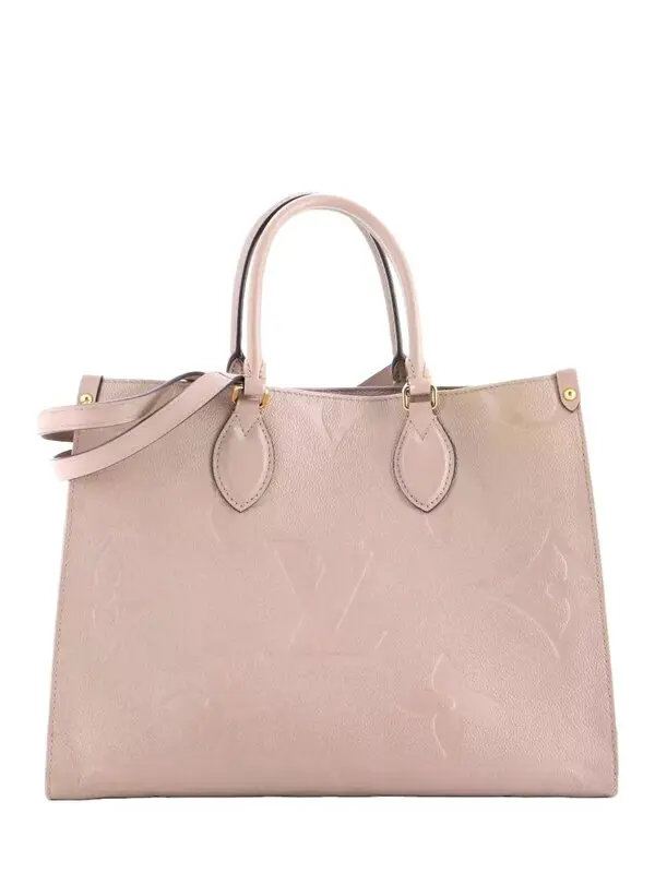 LOUIS VUITTON Monogram Empreinte Giant Onthego Mm Tote Bag - Neutrals