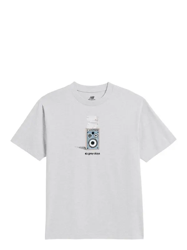 NEW BALANCE Days Speaker T-shirt Asia Sizing - Grey