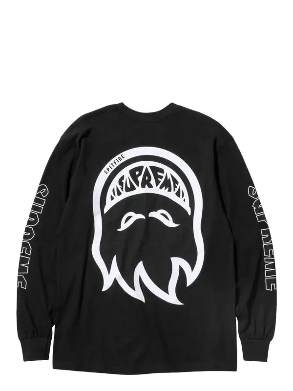 Supreme X Spitfire Ss26 Bighead L/s T-shirt - Black