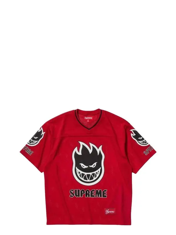 Supreme X Spitfire Ss26 Football Jersey - Red