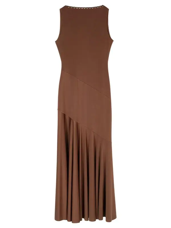 SIEDRES Fens Maxi Dress - Brown