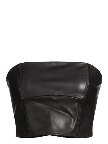 CARLA G. Strapless Tube Top - Black