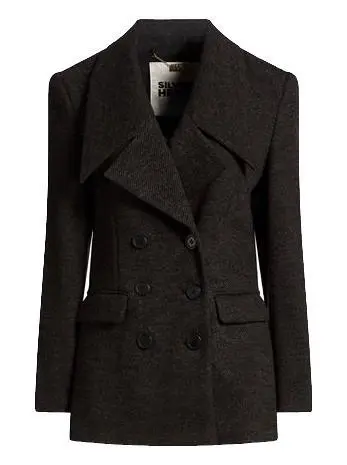 SILVIAN HEACH Double-breasted Flannel Jacket - Grey