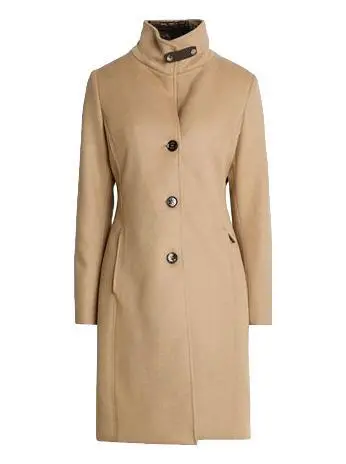 MOORER Virgin Wool And Cashmere Single-breasted Coat - Beige
