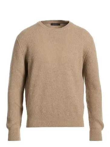 ARAGONA Cashmere Crewneck Sweater - Beige
