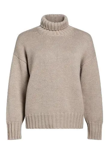 ARAGONA Wool Turtleneck - Grey